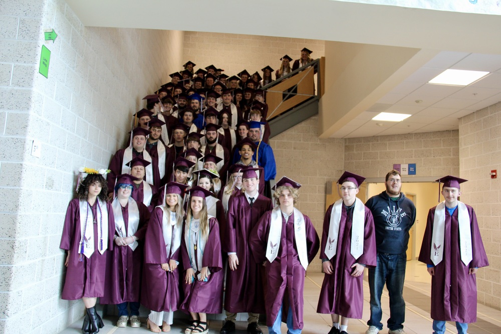EHS marching at EEMS | Ellsworth High School